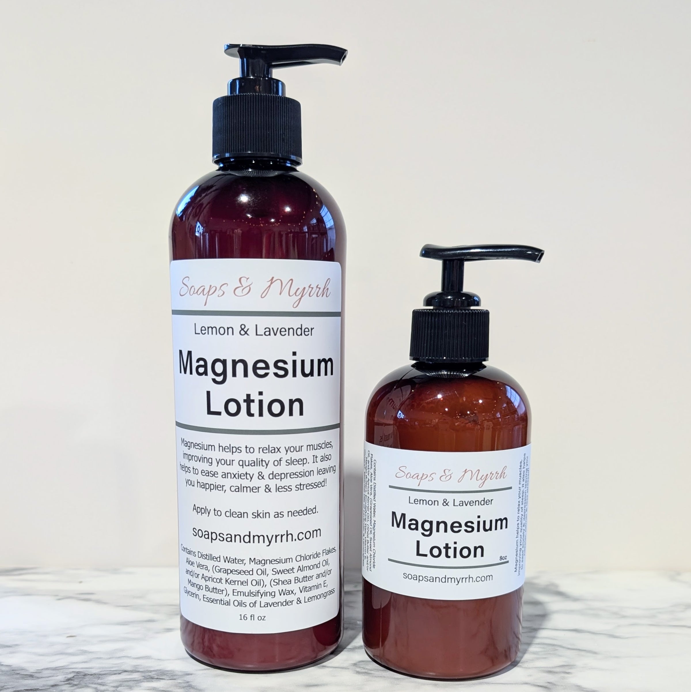 Magnesium Lotion | Soaps and Myrrh